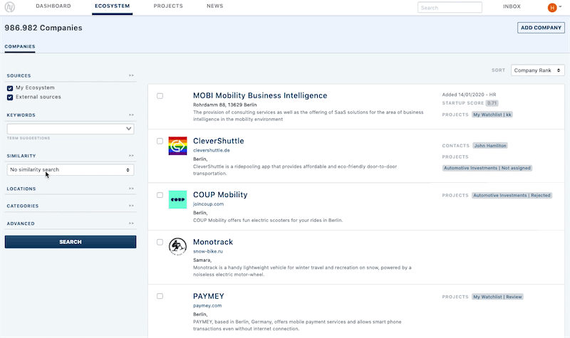 hy - Ecosystem Manager